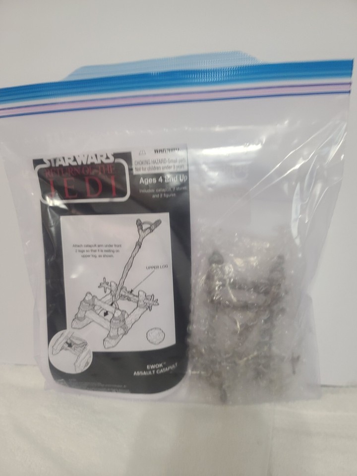 Star Wars ROTJ Ewok Assault Catapult New in Sealed Plastic Bag x 4- No ...