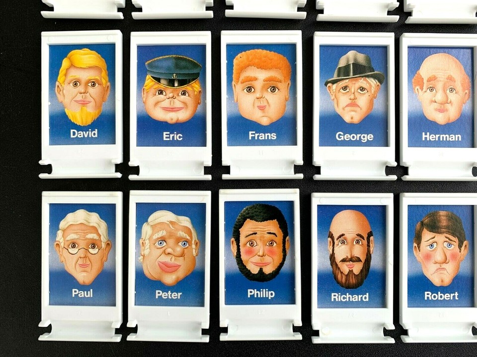 Guess Who? Game 1987 Version Replacement Blue Board Window Frame PICK ...