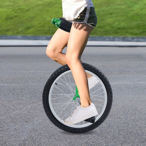 20 Inch Wheel Outdoor Unicycle Height Adjustable Sport Fitness Exercise ...