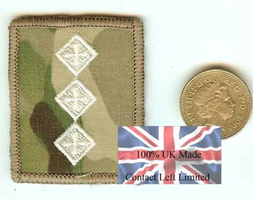 Nouveau Patch RANK Ivory - Hook (Collant) Arrière - Capitaine Crye ...