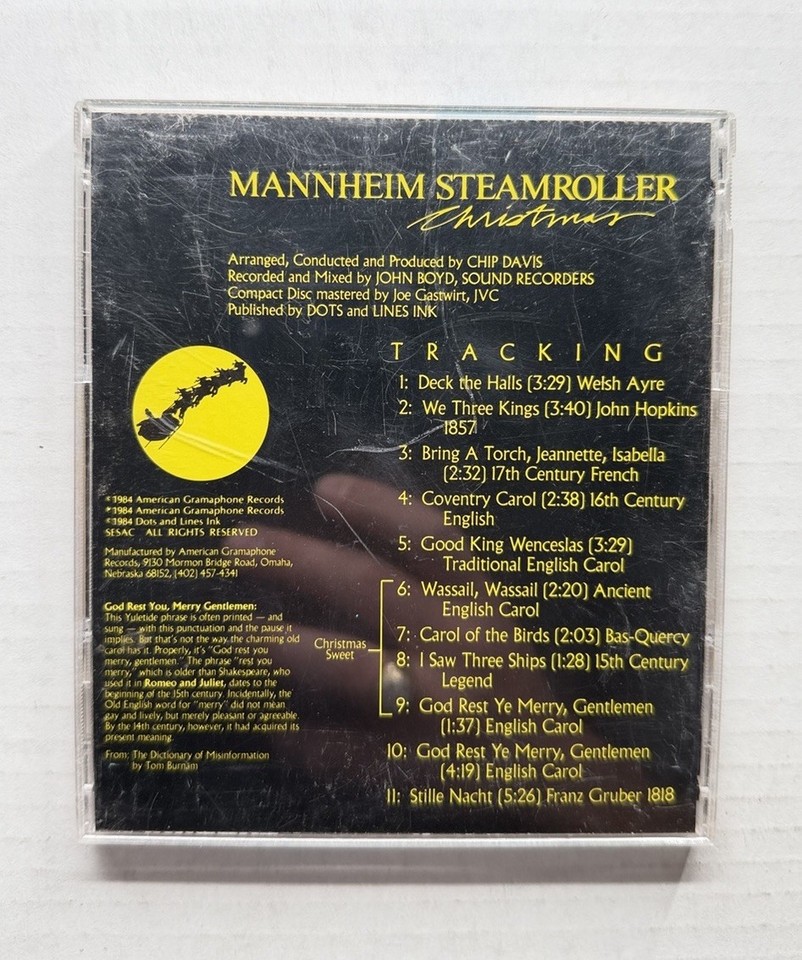 Mannheim Steamroller Christmas CD - Good | eBay