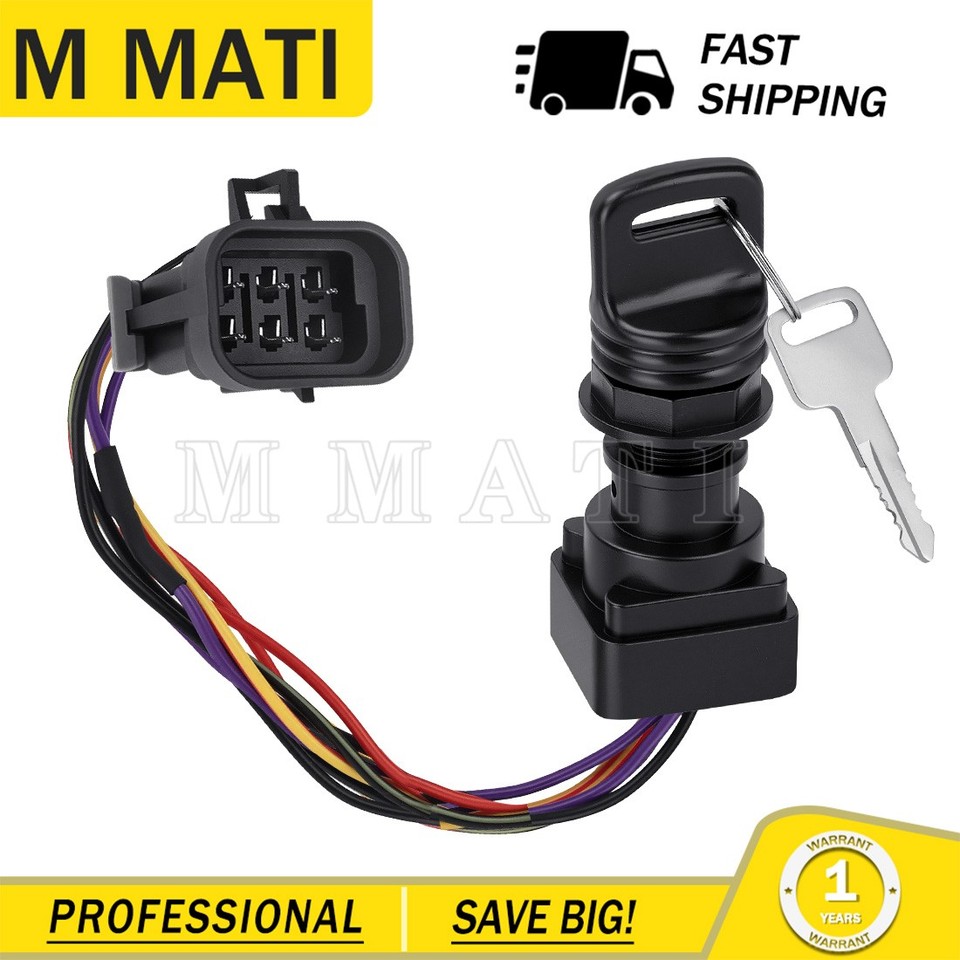 Ignition Key Switch For Mercury Mariner Outboard 87-897716K01 8M0059686 ...