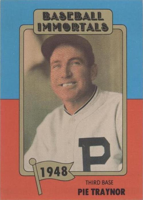1980-84 SSPC Baseball Immortals 1st Printing - Pie Traynor #55 for sale ...