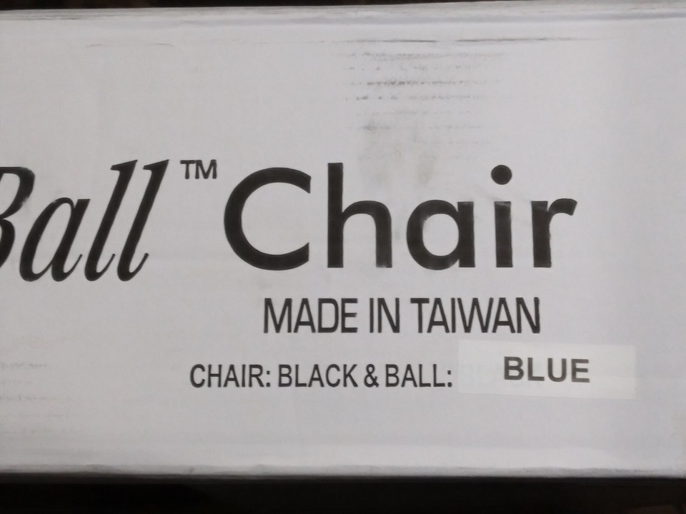 Gaiam Classic Balance Ball Chair Exercise Stability Yoga Ball Premium ...