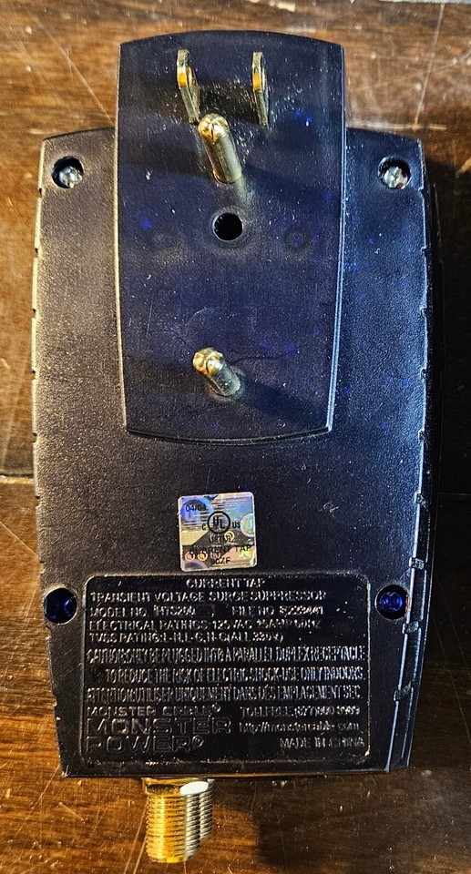 (Tested) Monster Flatscreen Powercenter Power Center 200 Coax Surge ...
