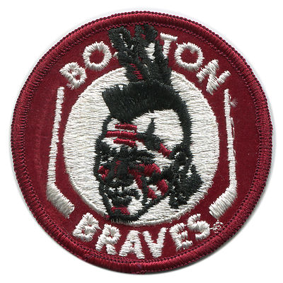 1971-74 BOSTON BRAVES AHL MINORS HOCKEY VINTAGE 3" DEFUNCT TEAM LOGO ...