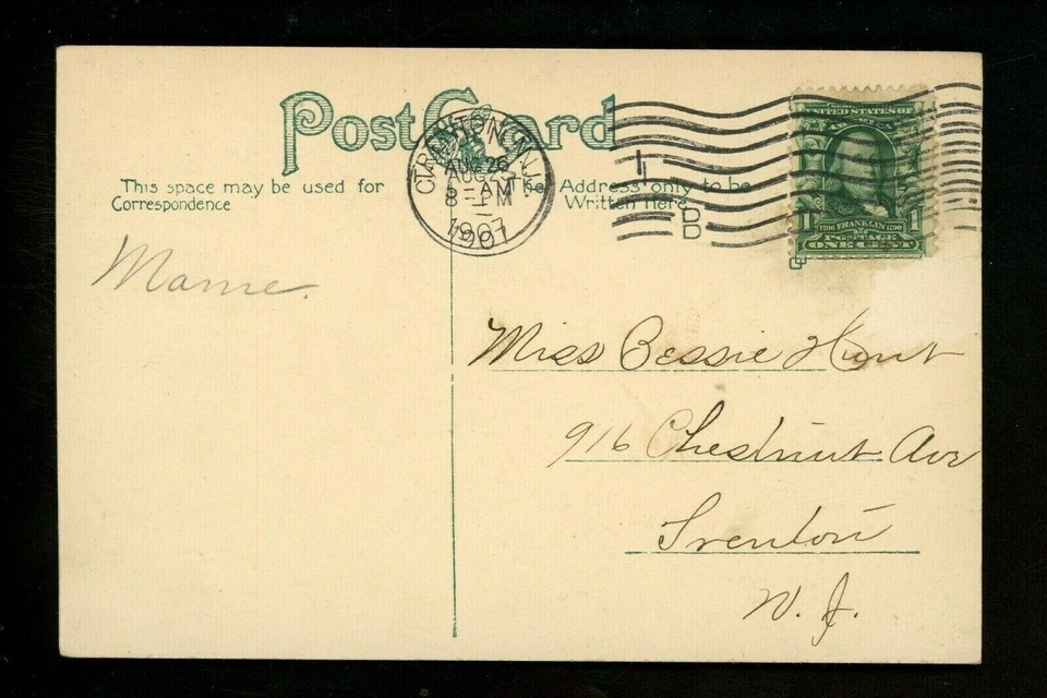 New Jersey NJ postcard Camden, Cooper Park view Vintage 1907 | eBay