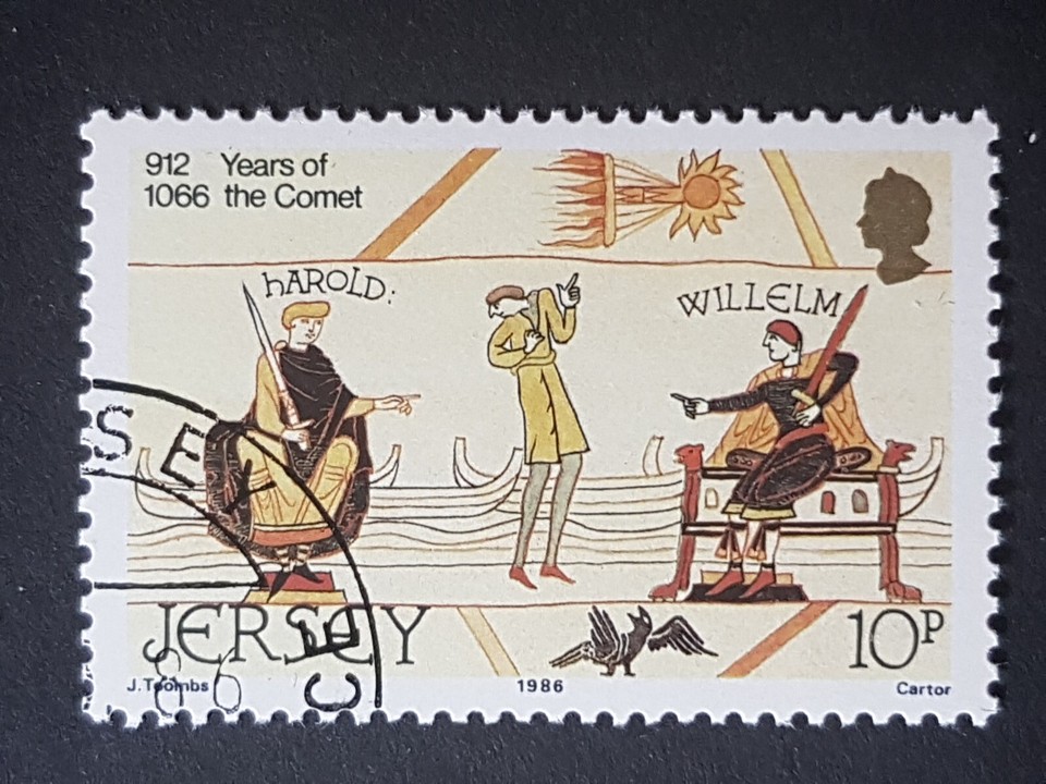 Jersey; Appearance of Halley's Comet; complete used set | eBay UK