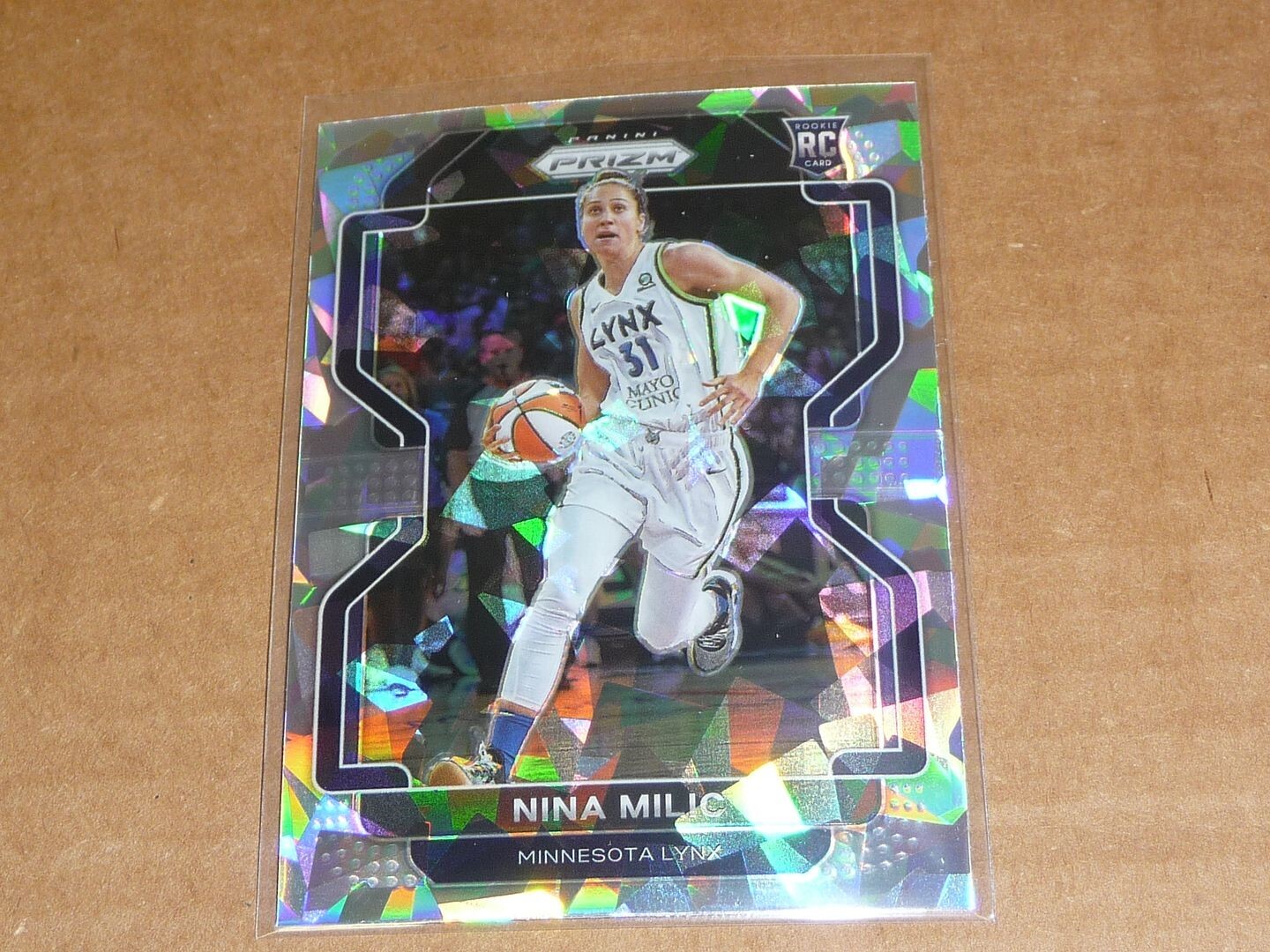 2022 Panini Prizm WNBA NINA MILIC ATOMIC CRACKED ICE LYNX K3285 | eBay