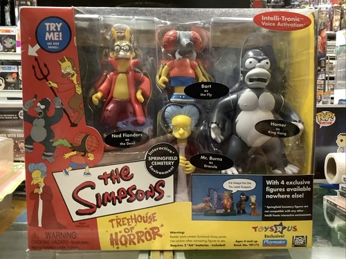 Playmates Toys Springfield Cemetery - Treehouse of Horror - Ned, Bart ...