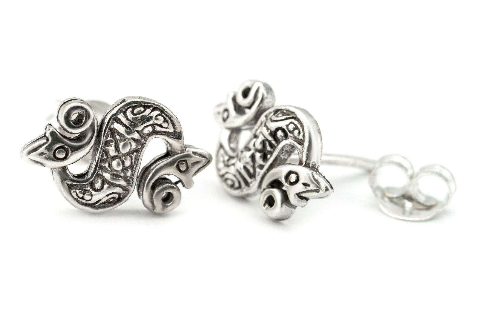 Dagon Celtic Seahorse Earrings Silver Gothic Jewelry - NEW | eBay