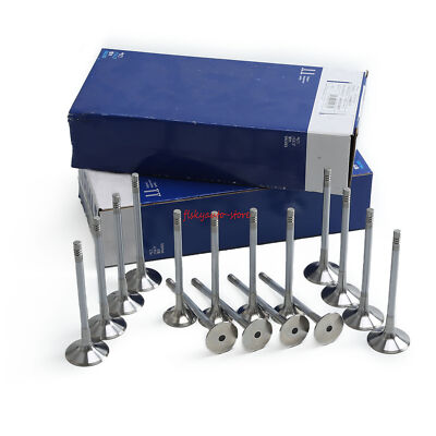 16PCS Intake&Exhaust Valves Set Fit For Audi A4 A5 GTI Golf Passat 2.0T ...