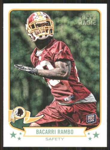 2013 Topps Magic #146 Bacarri Rambo Washington Redskins Football Card ...