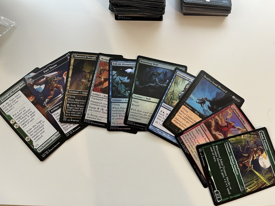 Magic the Gathering MTG bulk lot: 50 Rare / Mythic 150 Uncommon 100 ...