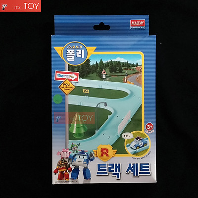 RoboCar Poli TRACK SET for Rescue center Headquarter set Rail Diecast ...