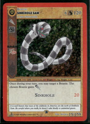 2021 MetaZoo Criptid Nation 2nd Edition 15/159 Sinkhole Sam Holo | eBay