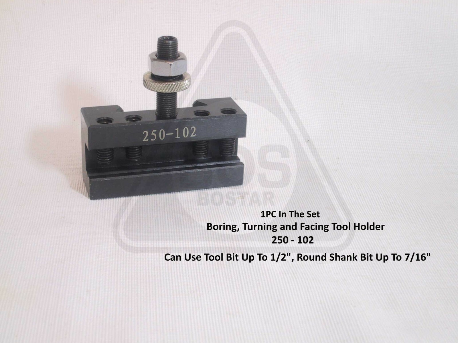 BOSTAR AXA 250-111 Wedge Type Tool Post Tool Holder Set for Lathe 6-12 ...