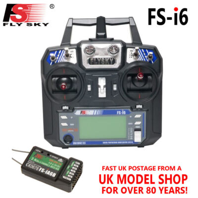 FLYSKY FS-i6 Radio Control RC Stick Transmitter Receiver 6 Channel W FS ...