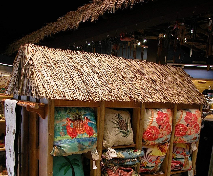 Tiki Bar Huts Boat Roofing Mexican Straw Roof Thatch Palm Rolls Duck ...