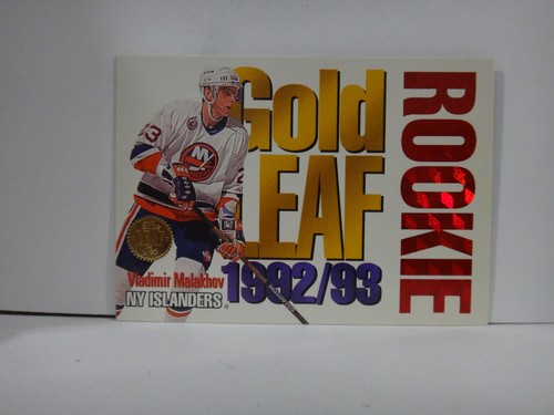 1993-94 Leaf Gold Leaf Rookie Vladimir Malakhov #9 | eBay