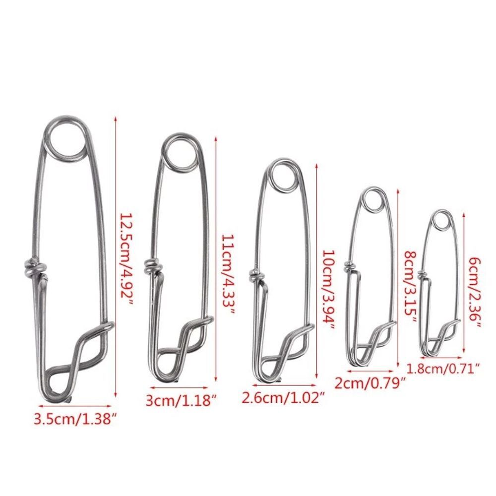 Swivels Longline Snap Fishing Buckle Pin Open Eye Clips Long Line Clip ...