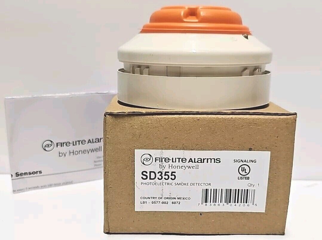 SD355 Honeywell Photoelectric Addressable Smoke Detector Smoke Detector ...