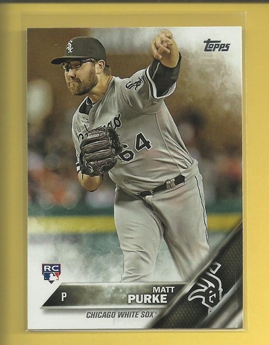 Matt Purke RC 2016 Topps Update Series Rookie Card # US103 White Sox ...