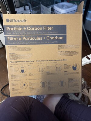 Blueair Blue Pure 411 Genuine Replacement Filter, Particle+Activated ...
