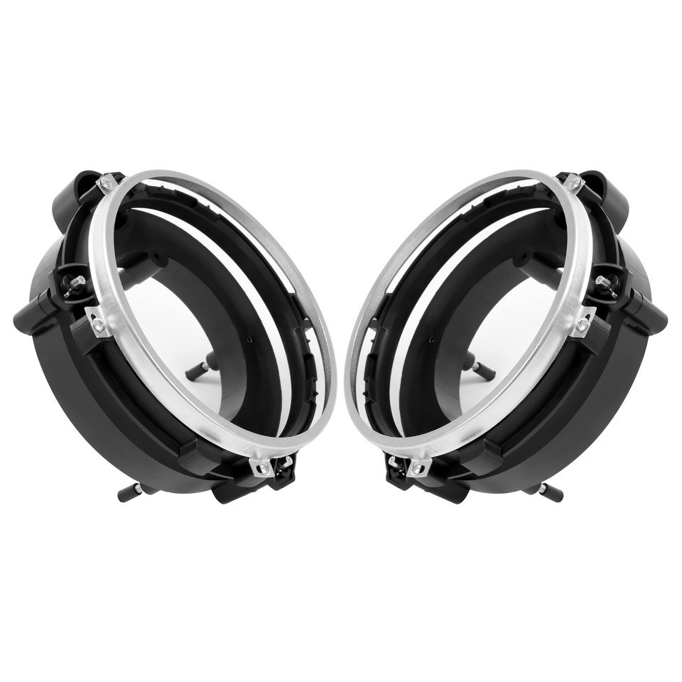 Left & Right Side Headlight Bulb Brackets Buckets For Jeep Wrangler ...