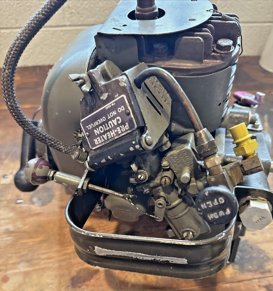 RARE Antique Vintage Continental Engine Motor AU-78 344 Veeder WWII ...