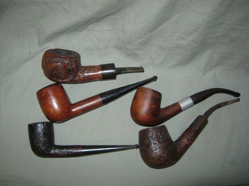 Vintage Pipe Junk Lot Parts or Repair lot of 5 briar estate pipes | eBay