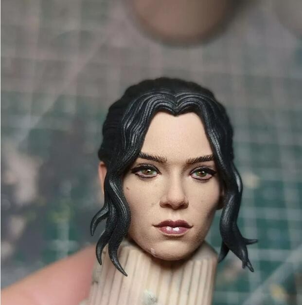 1/12 Painted Head Sculpt Kate Bishop Hawkeye Girl For 6" Female Figure ...