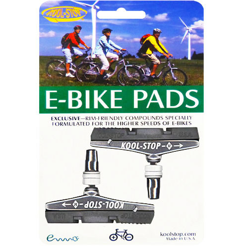 Kool-Stop V-Brake Bremsschuhe H12 V-Type 2 für E-Bike 72,5mm schwarz ...