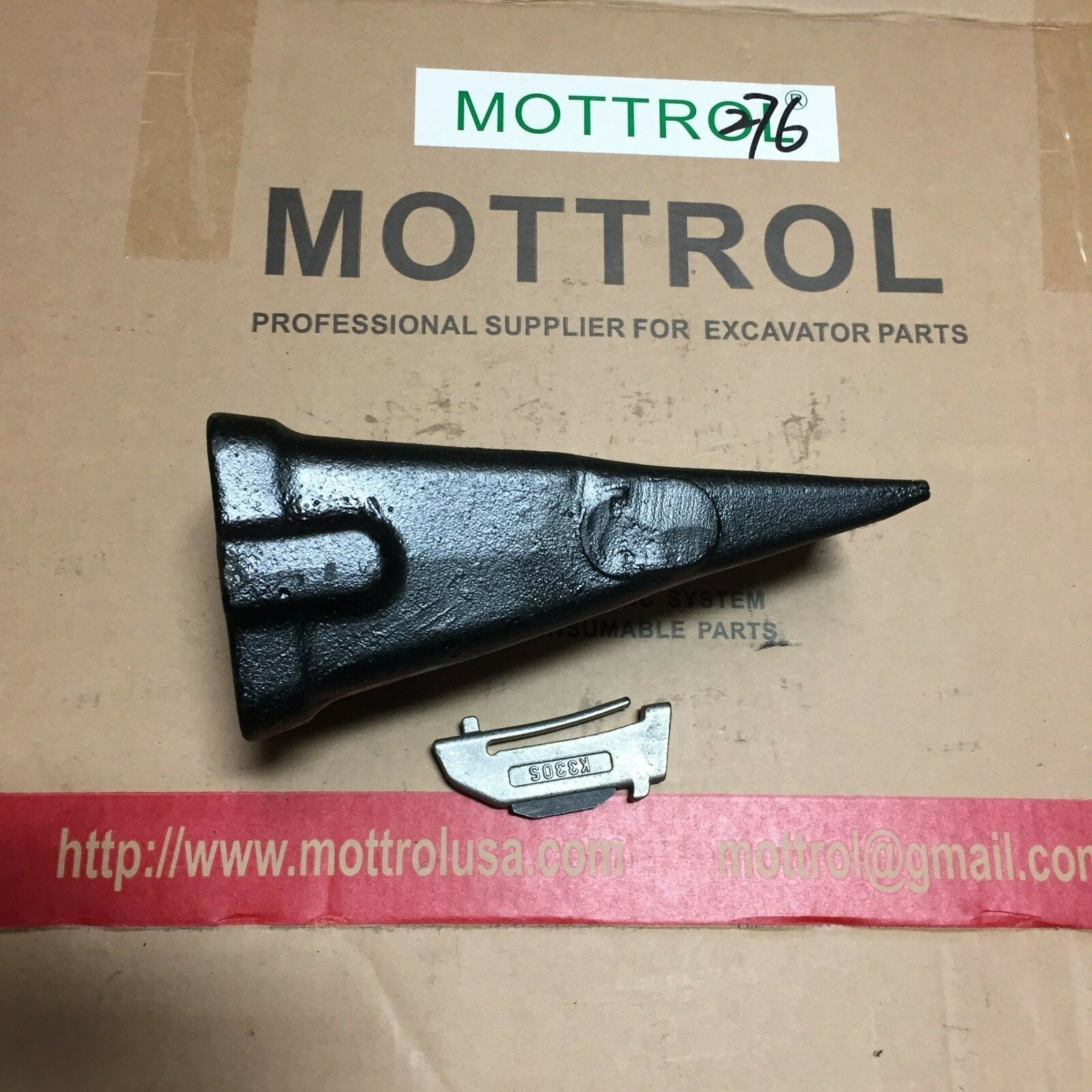 5 SET X330 Digging Bucket Teeth Tooth w/ Flex Pin K330S for X330 ...