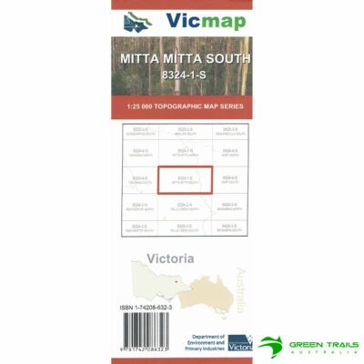 Vicmap Mitta Mitta South 8324-1-S Map 25K Topographical Map 2022 | eBay