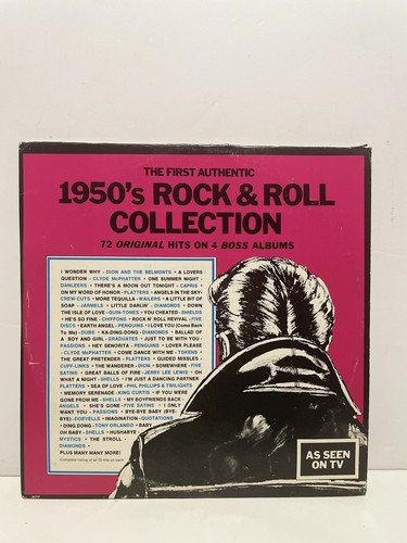 "The First Authentic 1950'S Rock and Roll Collection" 4-Vinyl LP Box ...