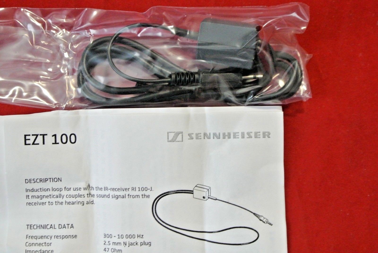 Sennheiser EZT 100 Induction Neck Loop | For RI-100J IR Receiver ...