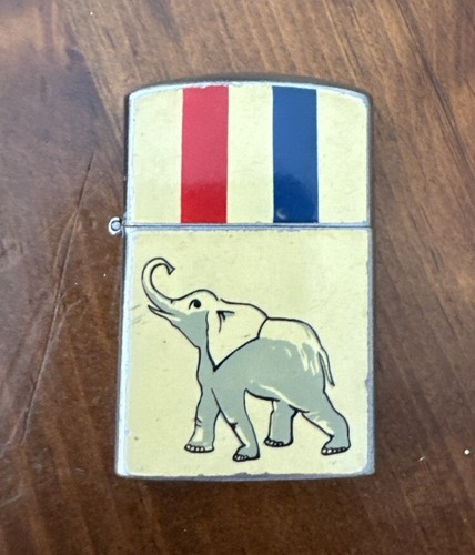1964 Amico Import Lighter The Peoples Choice Elephant Republican Party ...