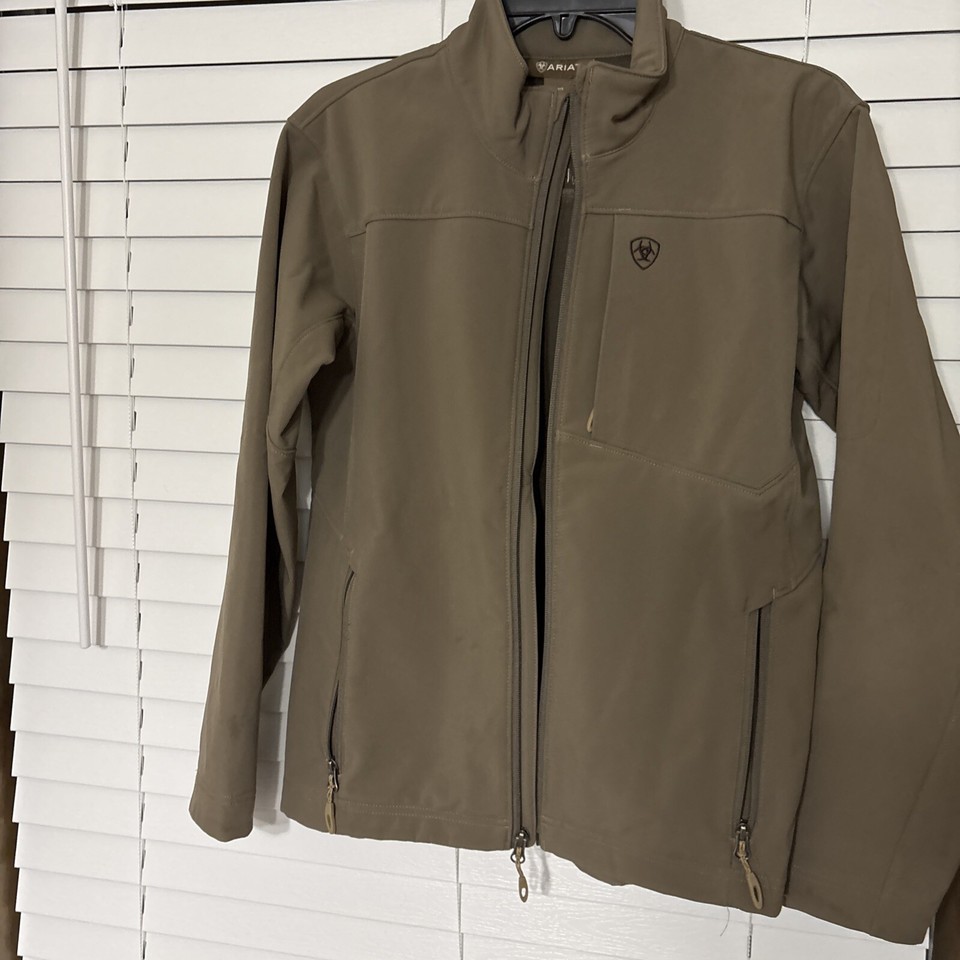 Ariat Soft shell Jacket Youth Size Large (14/16) Brown | eBay