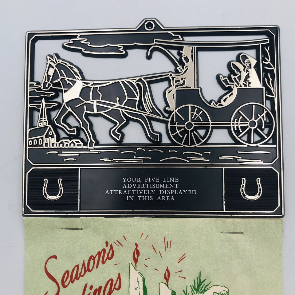 1965 Silhouette Plastic Riding Horse Drawn Carriage Salesman Sample ...
