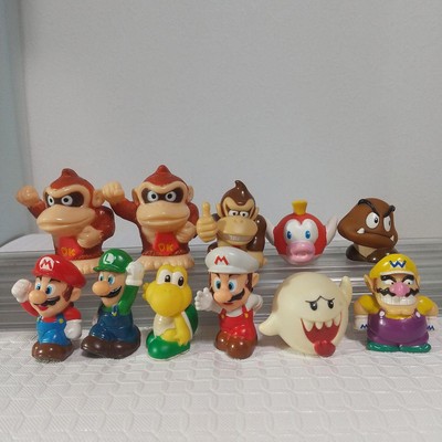 Mario Figurine Finger Puppet Luigi Koopa Troopa Teresa Wario Donkey ...