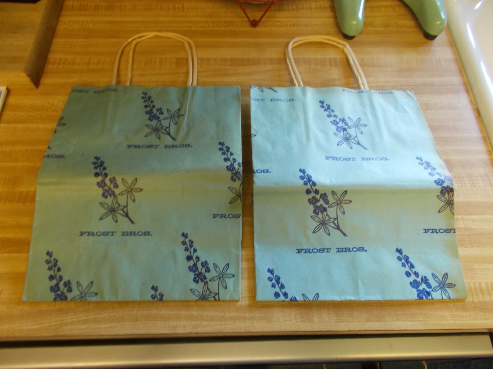 2 VINTAGE FROST BROS. PAPER BAGS | eBay