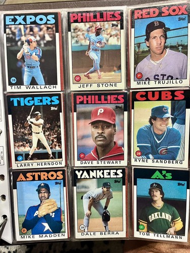 1986 Topps Baseball Cards complete set in binder. | eBay
