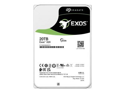 Seagate Exos X20 ST20000NM007D Hard drive 20 TB internal SATA ...