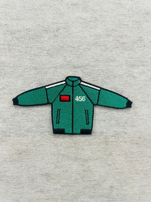 Squid Game Green Tracksuit Patch – Player 456 Costume Patch Embroidered ...