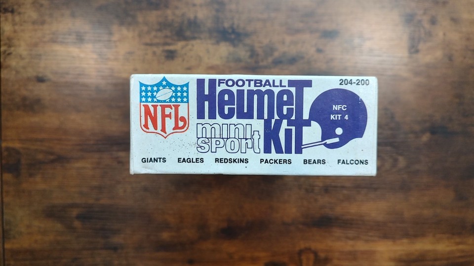 1970s NFL Football Helmet Kit #204-200 NFC Kit 4 w/ 6 Helmets, Goal ...