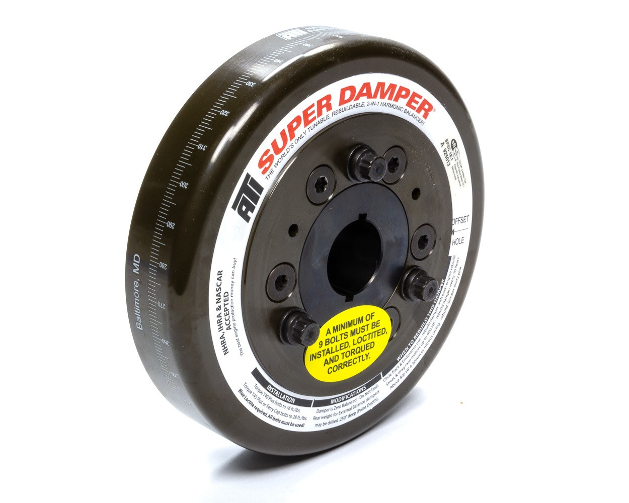 Ati 917780K, One Black Sbc 7.074 Harmonic Damper - Sfi Performance ...