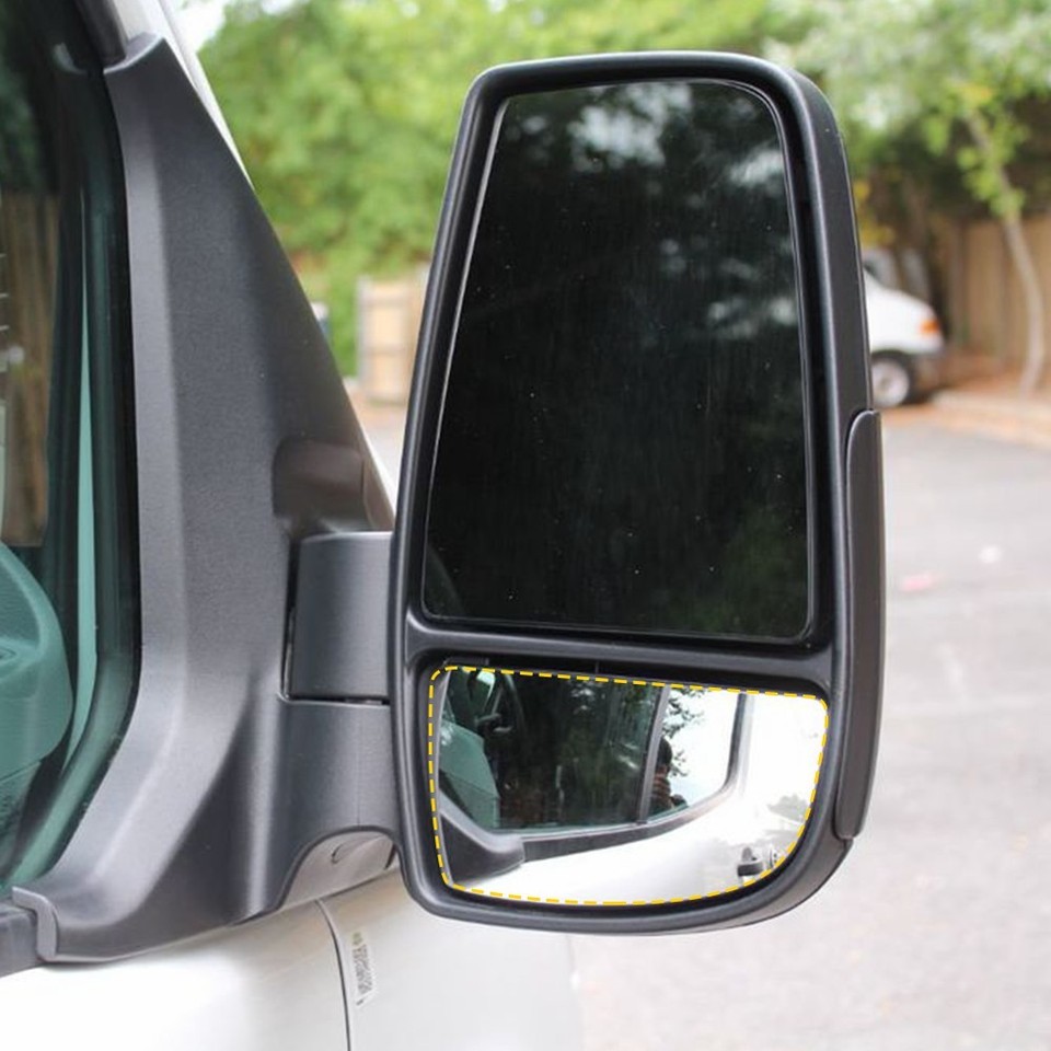 Exterior Right Side View Door Mirror Glass Lower Part For 2015-2022 ...
