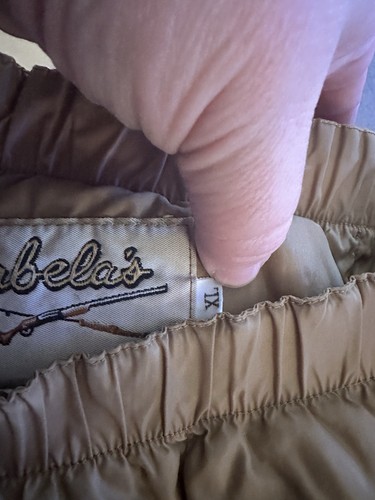 Cabela's Premier Northern Goose Down Insulated Puffer Base Layer Pants ...