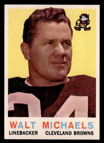 1959 Topps Football #26 Walt Michaels NM/MT *e3 | eBay